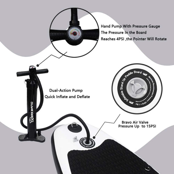 Inflatable Paddle Board | Black Knight | TIGERXBANG